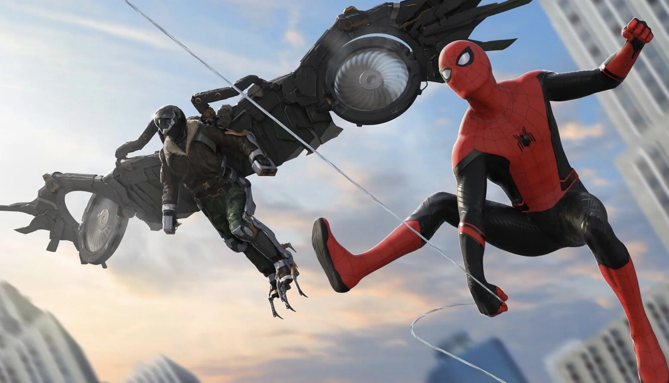 SPIDER-MAN: NO WAY HOME Concept Art Features Scrapped Spider-Man and Vulture Team-Up — GeekTyrant